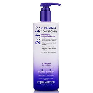 COLOR SAFE - GIOVANNI 2chic Repairing Conditioner is 100% color-safe and nourishes hair with a proprietary blend of vitamins, antioxidants, and omega fatty acids without stripping color - 24 oz