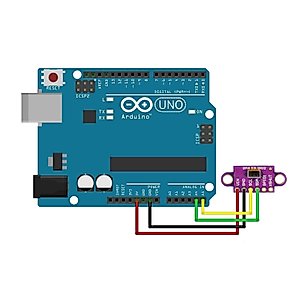 ALAMSCN VL53L0X Time-of-Flight (ToF) Laser Ranging Sensor Breakout VL53L0XV2 Laser Flight Distance Measurement Module I2C IIC for Arduino(Pack of 4)