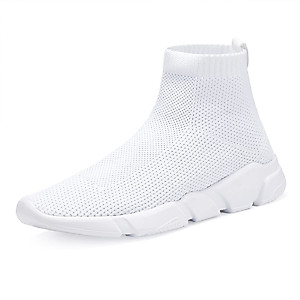 WXQ Men's Fashion Sneakers - Lightweight Breathable Walking Shoes Running Shoes Mesh Workout Casual Sports Shoes