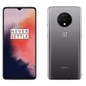 OnePlus 7T (128GB, 8GB) 6.55" AMOLED 90Hz Display, Snapdragon 855+, T-Mobile Unlocked Global 4G LTE GSM (ATT, Metro, Cricket) Frosted Silver (Renewed)