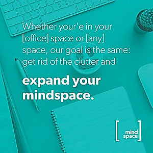 Mindspace Desk Organizer for Office Desk Organizers and Accessories with 6 Compartments + Drawer | The Mesh Collection, Black