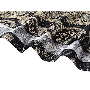 Veranee Women's Plus Size Swing Tunic Top 3/4 Sleeve Floral Flare T-Shirt (XX-Large, 16-10)