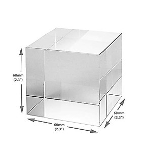 Amlong Crystal K9 Optical Glass Prism Cube, 60mm (2.3 Inch)