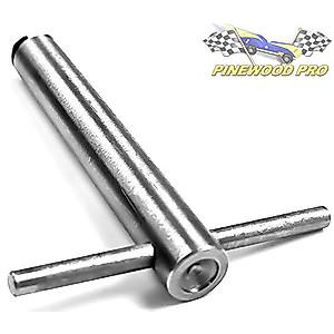 Pinewood Pro PRO Derby Car Axle Puller and Inserter Tool - Two Tools in One! for Removing Pinewood Derby axles from BSA Wheels