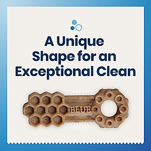 Blue Buffalo Medium Dental Chews for Dogs, Daily Dental Care Dog Treats Made in the USA with Natural Ingredients, Chicken & Spearmint (14 Count)