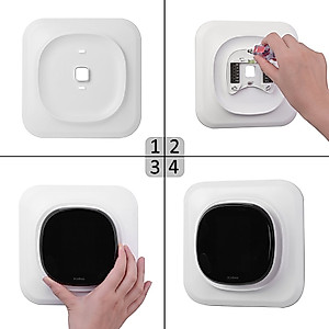 Wall Plate Bracket for Ecobee 4 Smart Wi-Fi Thermostat (White)
