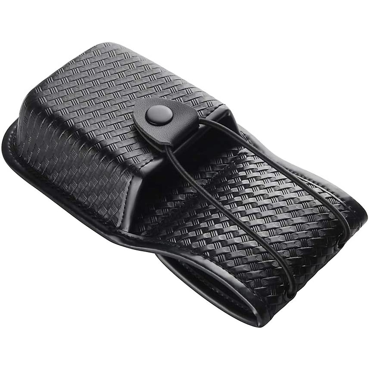ROCOTACTICAL Basketweave Radio Pouch, Universal Radio Holder Pouch for Law Enforcement Duty Belt