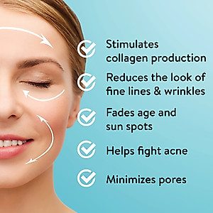 New Age Skin Care Beauty Box (Set of 3) Gift Set Vitamin C And Hyaluronic Kit Eye Serum Neo Hydrate Gold Face and Neck Serum Advanced Anti-Wrinkle Cream Anti Aging Retinol Moisturizer