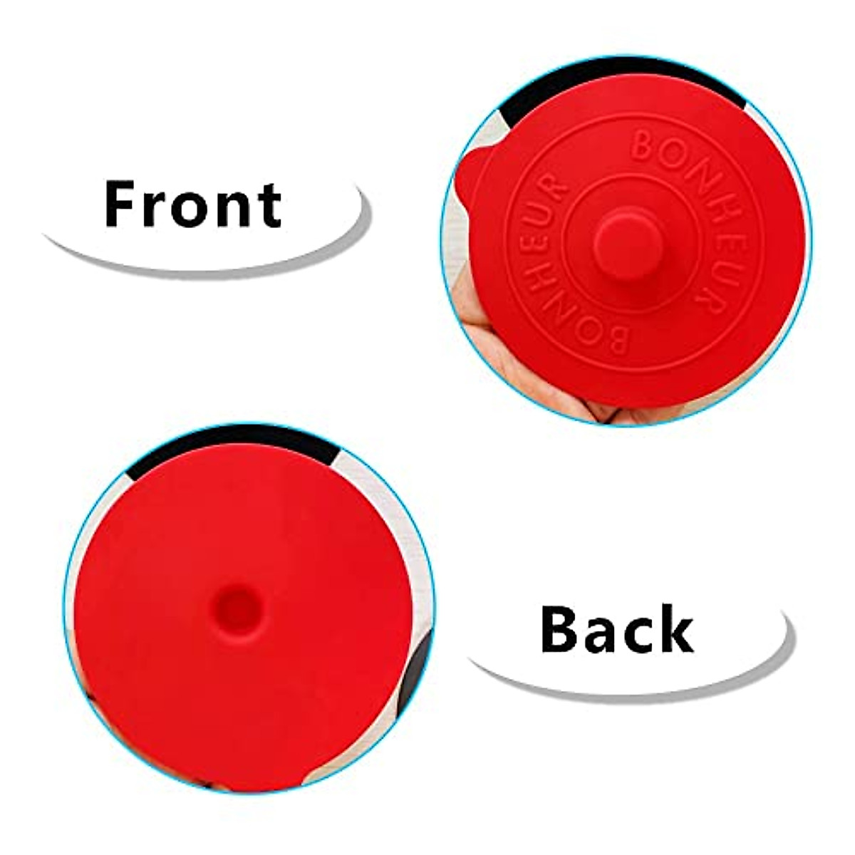 3 Pcs Silicone Cup Lids Anti Dust Seal Mug Covers Reusable Glass Cup Covers for Mugs Tea Cups Coffee Cup Cover