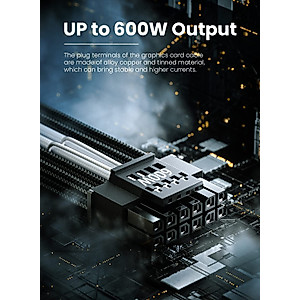 Fasgear PCIe 5.0 GPU Power Cable Sleeved 70cm, 16pin (12+4) 12VHPWR Connector for RTX 3090 Ti 4070Ti 4080 4090, 3x8pin(6+2) PCI-e Male Plugs Compatible for ASUS EVGA Seasonic Modular Power Supply