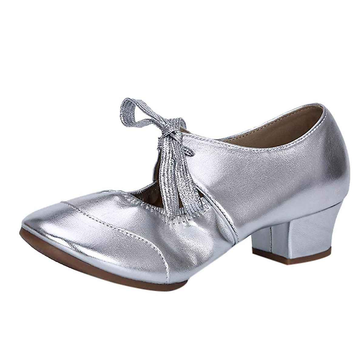 ZHOUXINGB Womens Boots Ankle, Hiking Shoes for Women Boho Sandals Wedding Sneakers Comfy Shoes Chunky Heel Slippers Basketball Chunky Heels for Women Silver