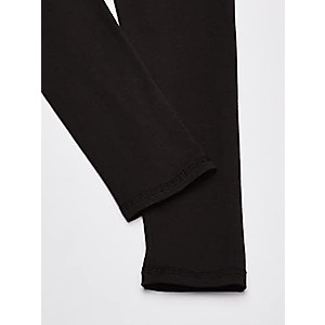 Hanes Little Girls' Leggings (Pack of 3), Ebony, Small