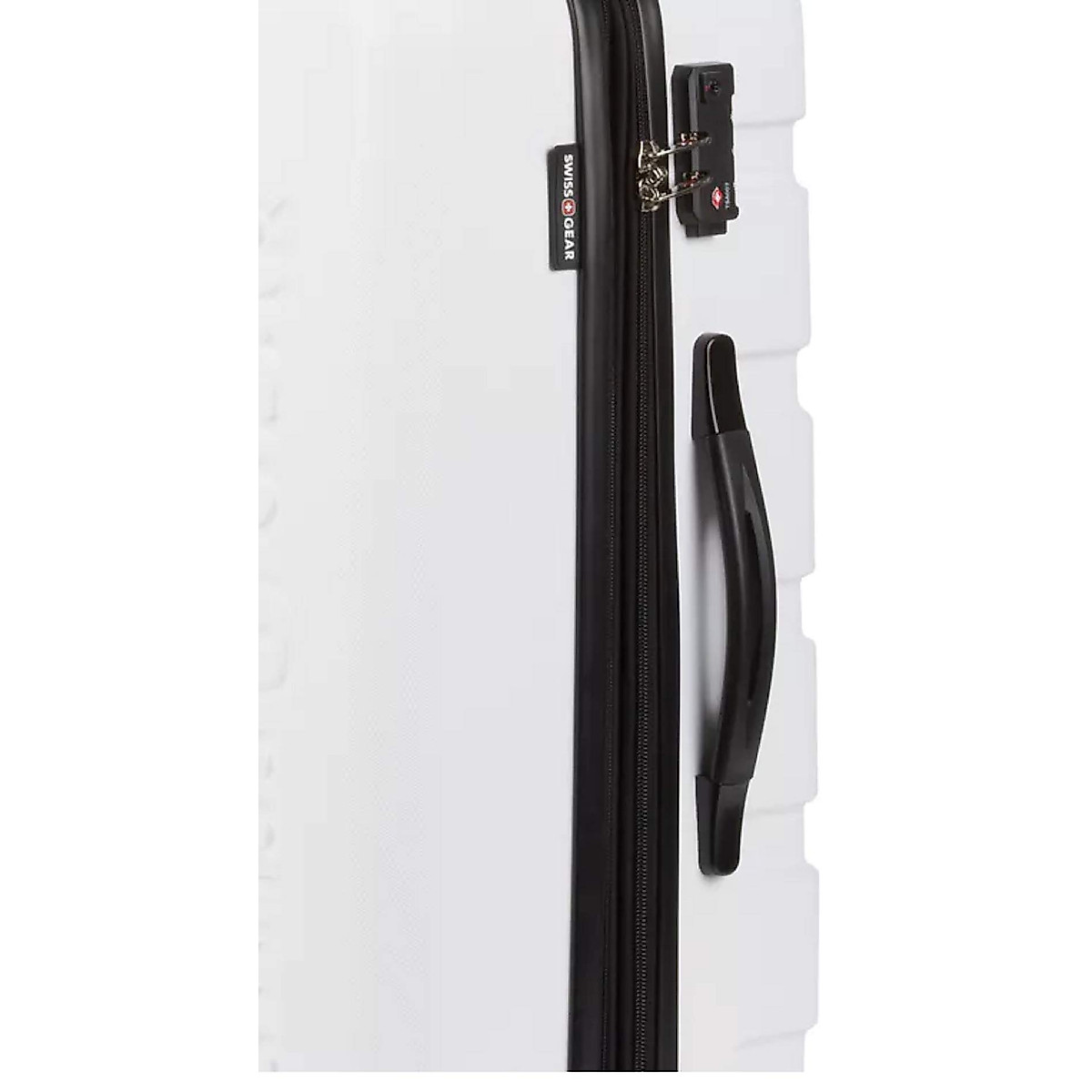 SwissGear 7366 Hardside Expandable Luggage with Spinner Wheels, White, 3-Piece Set (19/23/27)