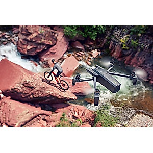 Parrot PF728000 ANAFI Drone, Foldable Quadcopter Drone with 4K HDR Camera, Compact, Silent & Autonomous, Realize your shots with a 180° vertical swivel camera, Dark Grey