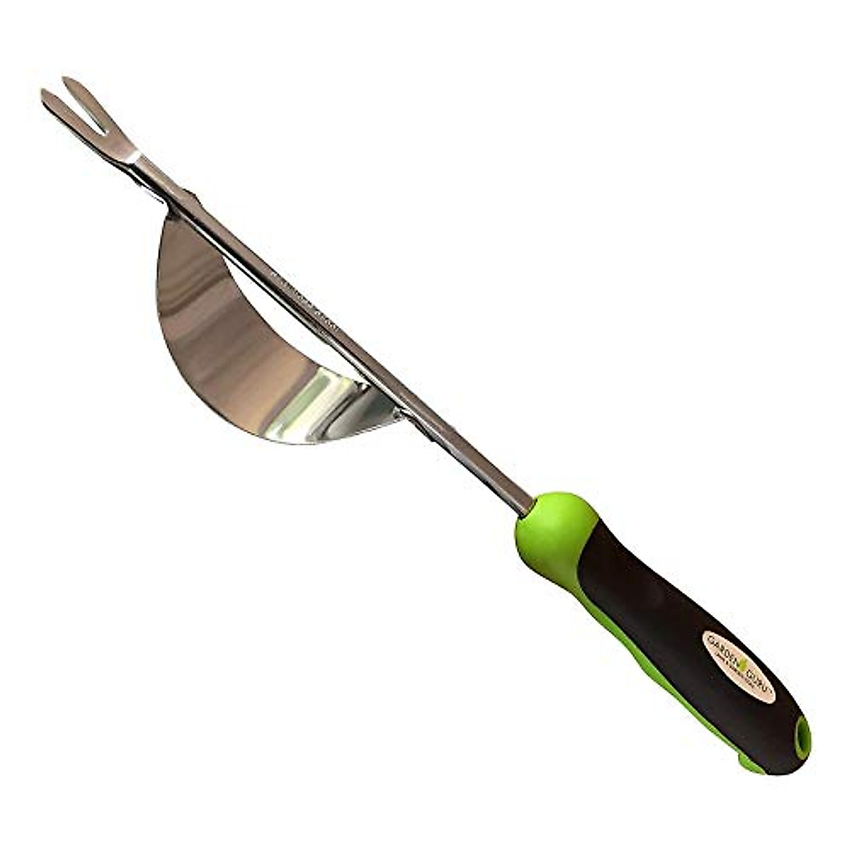 Garden Guru Dandelion Weeder Tool with Ergonomic Handle & Fulcrum - Stainless Steel Weed Puller for Planting, Weeding, Flower and Vegetable Care in Lawn Garden Yard | Rust Resistant