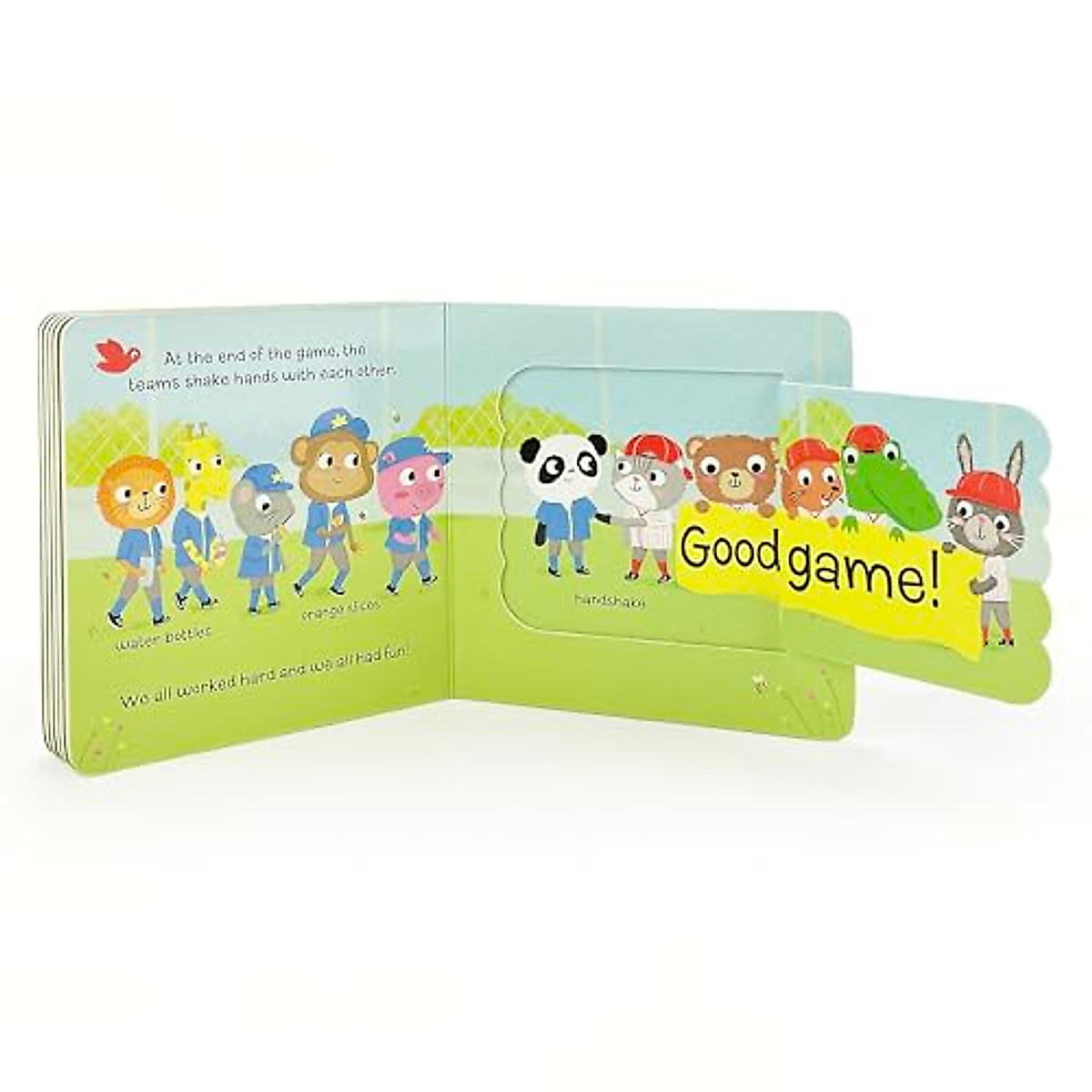 Let's Play Baseball! A Lift-a-Flap Board Book for Babies and Toddlers