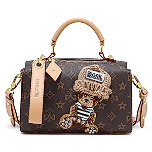 MESSGAIL Top Handle Satchel for Women Classic Shoulder Bag Designer Pochette with Wide Adjustable Strap