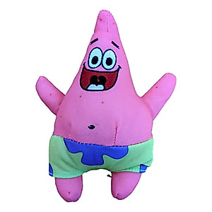 Spongebob 10 Inch and Patrick 11 Inch Stuffed Plush Doll Toy Set