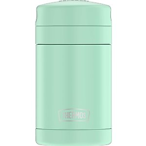 THERMOS FUNTAINER 16 Ounce Stainless Steel Kids Food Jar, Seafoam