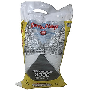 North American Salt 49200E Rock Salt Ice Melter, 25-Pound