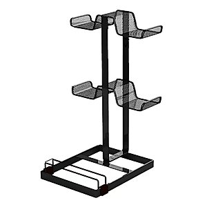 Construction elements made of metal, Namely, Supports, Headset & Controller Organizer for PS5/ PS4/ Xbox Series/One X/S/Nintendo Switch Controller & Headset Stand,Gaming Accessories Display Rack,Black