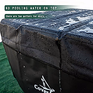 Cover Geny Generator Running Cover, Heavy Duty Generator Tent Covers While Running, Outdoor Waterproof Rain Enclosure, for Open Frame Portable Generators 4500 Watt - 12000 Watt Black