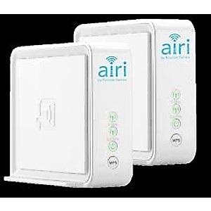 (2-Pack) Airi by Frontier Secure Airties Air 4920 802.11AC 1600Mbps Smart Mesh Wi-Fi (2 Port Gigabit Ethernet) Mesh Access Point 2.4Ghz/5Ghz/WPS