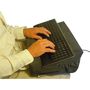 Laptop Easel, Lap Desk Pillow. Ergonomic Laptop Computer Desk & Desktop Book Stand with Orthopedic Wrist Support.