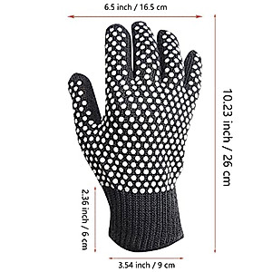 BBQ Grill Glove, Pot Holder Oven Mitts (1PCS) Heat Resistant Cooking Glove, Fireproof Resistant Designed Oven Glove for Welding, Barbecue