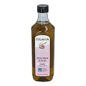 Colavita All Natural Roasted Garlic Extra Virgin Olive Oil 32oz Plastic