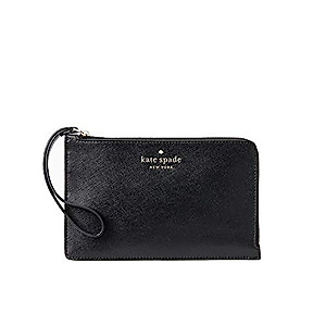 Kate Spade Women's Staci Medium L-Zip Wristlet (Black)
