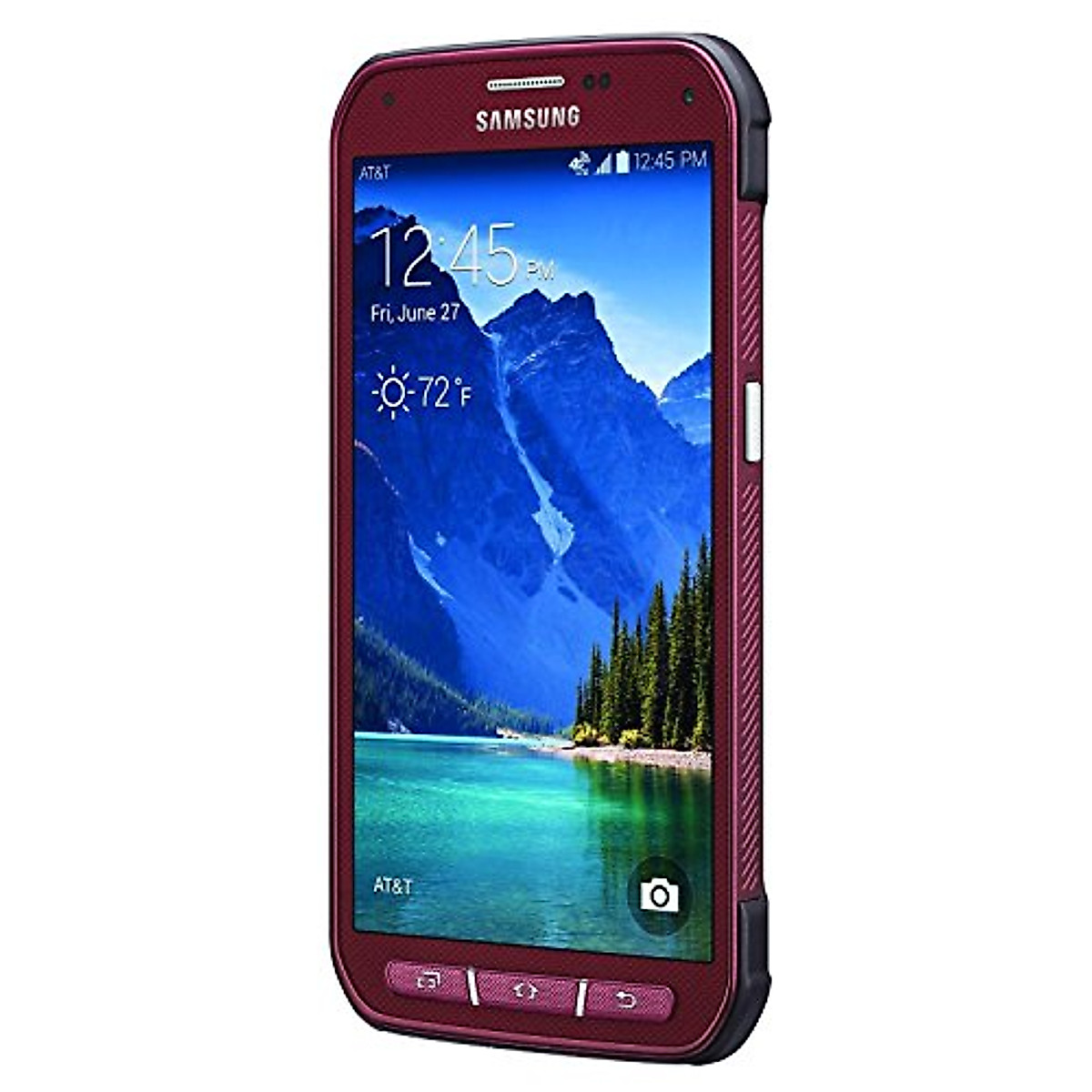 Samsung Galaxy S5 Active G870a 16GB Unlocked GSM Extremely Durable Smartphone w/ 16MP Camera - Ruby Red