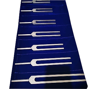 Solfeggio Tuning Fork Set - 9 Tuning Forks - Perfect for DNA Healing, Chakra, Sound Therapy, Spiritual (Gift box packing.)