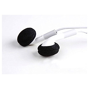 Simoutal Earbud Covers 12 Pairs Replacement Foam Earphone Covers with Separate Packaging Earbud Sponge Covers for in Ear Earbuds (Black)