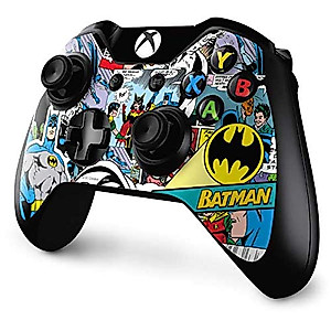 Skinit Decal Gaming Skin compatible with Xbox One Controller - Officially Licensed Warner Bros Batman Comic Book Design