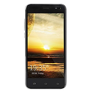 Unlocked Smartphones, Android Smart Phone HD Full Screen Phone, Dual SIM Unlocked Cell Phone, 5.0-inch Touch Screen Mobile Cell Phone, 2200mAh Battery, 512MB+4G RAM (White)