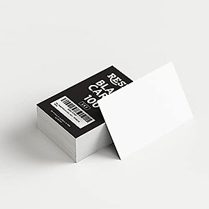 100 Pack of 3x5 inches Thick Heavyweight Index Cards on 110lb Card Stock - Perfect for Note-Taking, Studying, and Organization - Ideal for Classrooms, Office, and Home Use