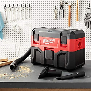 Milwaukee 0880-20 18-Volt Cordless Wet/Dry Vacuum, Red