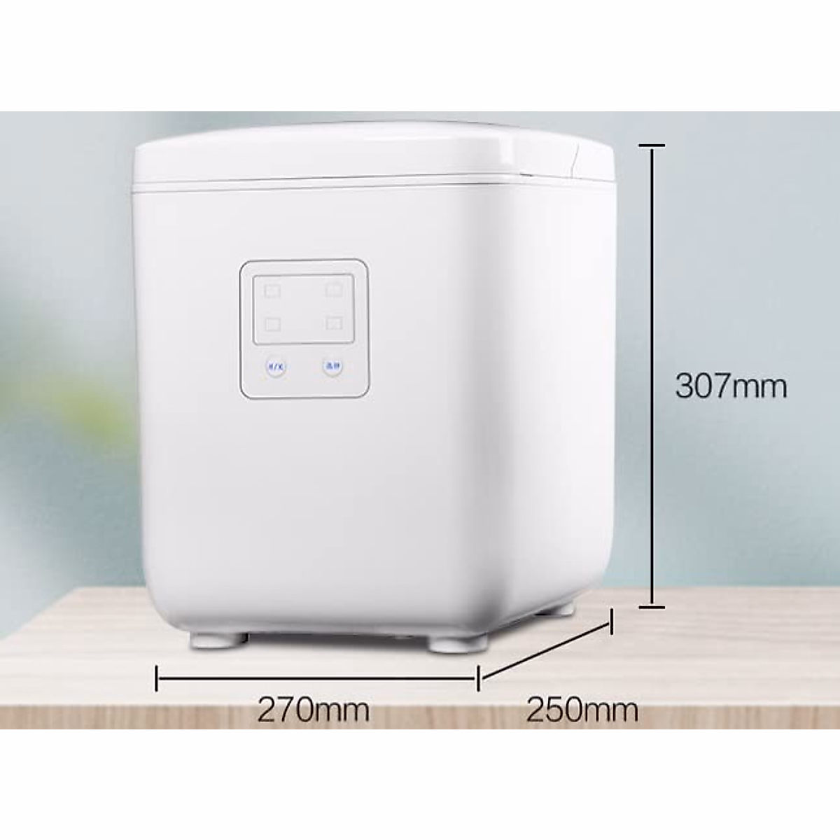 Ice Machines Commercial Automatic Electric Ice Maker Bullet Round Block Ice Cube Making Machine Small Bar Coffee Shop