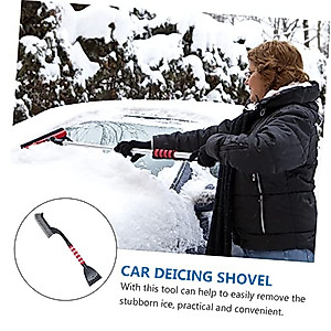 Yardwe 2 pcs Snow Shovel Accessories for Men Snow Brush for Trucks Windshield ice car ice Scraper and Brush car Tools car Snow Remover Outdoor Broom Ice Removal Shovel Forklift Winter abs