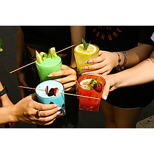 Crystal Whiskey Glasses Set of 4, Luxury Gift box set for Men, Old Fashioned 10.5 Oz Heavy Base, Bourbon Scotch Cognac Cocktail Whisky Gin Rum Liqueur Drinking Lowball Rock Tumbler Barware set