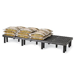 Dunnage Rack, 500 Lb., Hdpe, 36 W X 24 D