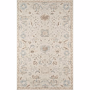 Momeni Anatolia Wool and Nylon Area Rug, 2' X 3' Beige