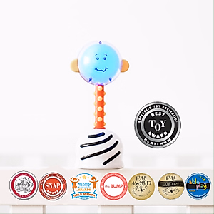 SmartNoggin NogginStik Developmental Light-Up Rattle for Infants up to 12 months
