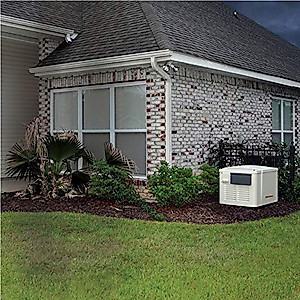 Generac 6998 7.5kW Air Cooled Home Standby Generator - Reliable Power - Convenient Transfer Switch - 50-Amp 8-Circuit Transfer Switch