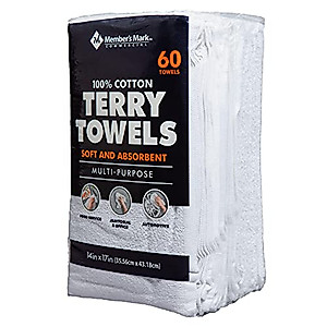 Member's Mark Terry Towels (60 pk.)