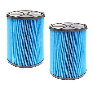 2Pack VF5000 Replacement Filter Compatible with Ridgid Shop Vac 5-20 Gallon Wet/Dry RV2400A RV2400HF RV2600B WD06700 WD0671 WD0970EX0 WD0970M0 WD1270 WD1450 WD1680