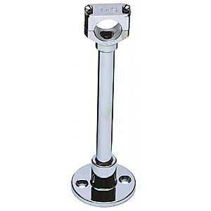 T&S Brass B-0110 6-Inch Wall Bracket Assembly for 1/2-Inch Diameter Pipe with Mounting Hardware