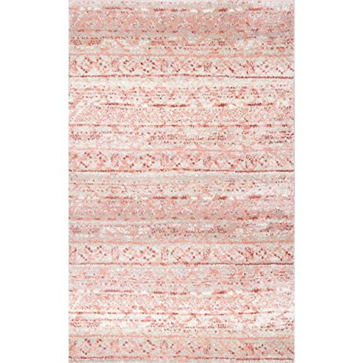 nuLOOM Transitional Moroccan Hattie Area Rug, 4' x 6', Pink