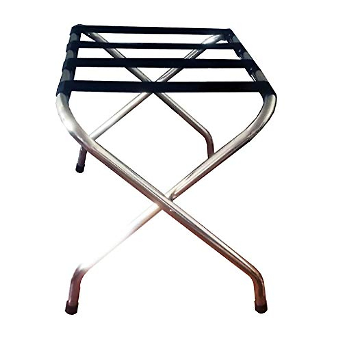 ELEdvb Luggage Rack Hotel Room Foldable Luggage Rack Shelf Luggage Backpack